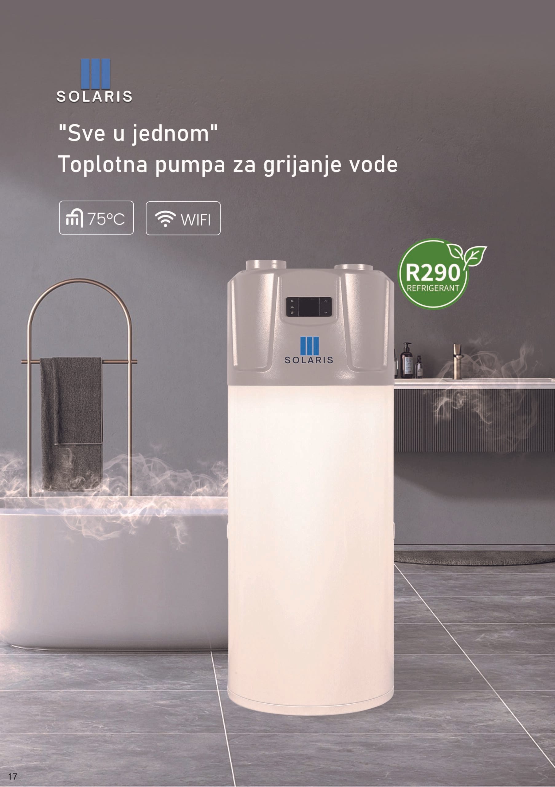 Toplotna pumpa za grijanje vode - Unis Solaris